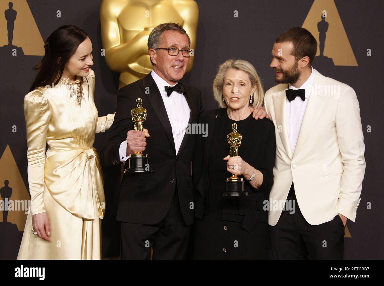 Production designer David Wasco and set decorator Sandy Reynolds-Wasco ...