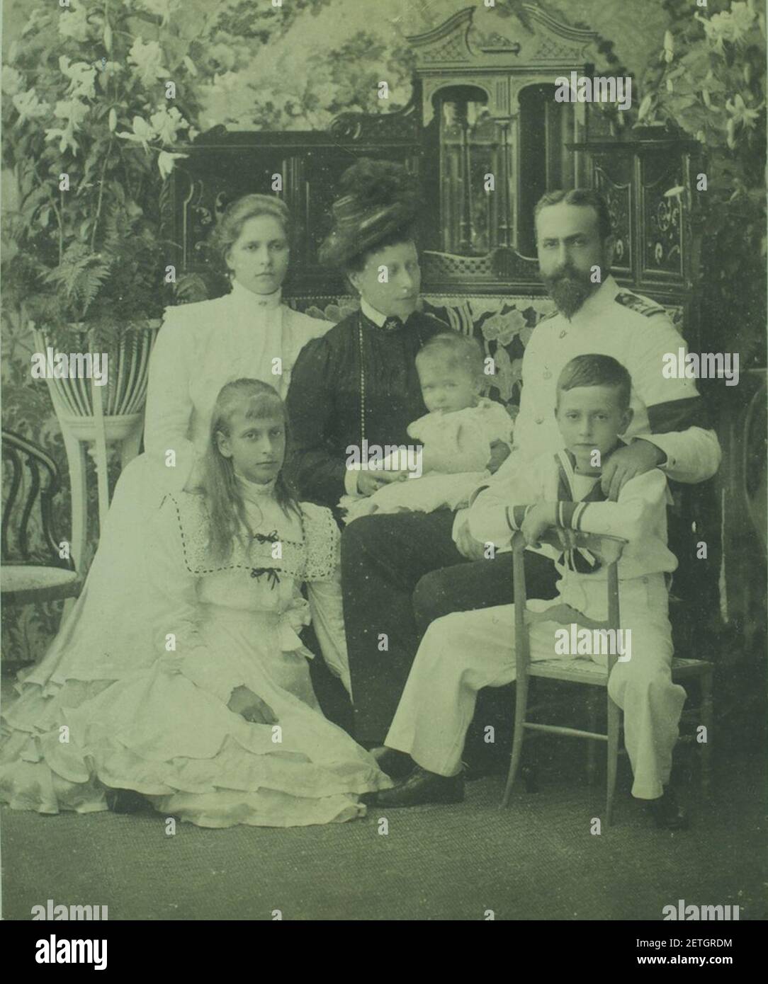 Photograph of the Battenberg family Stock Photo - Alamy