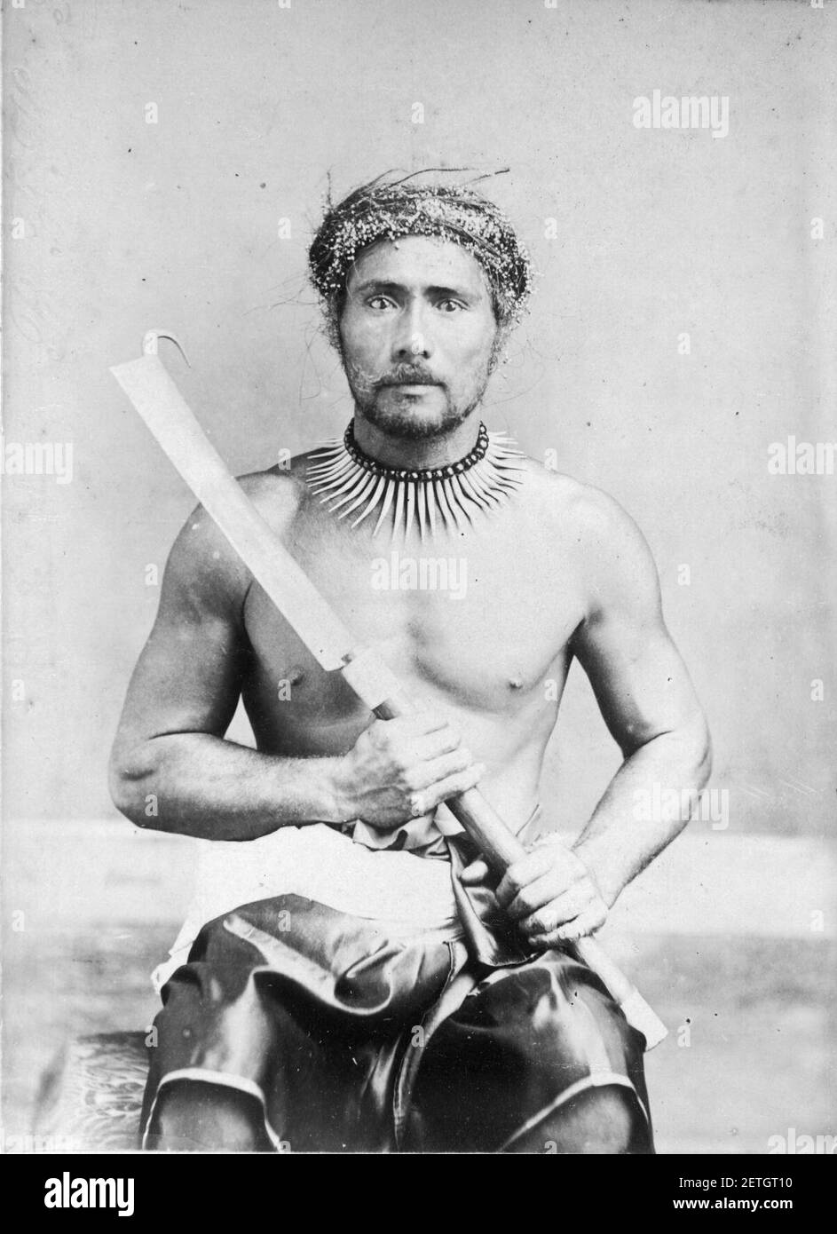 Samoan chief hi-res stock photography and images - Alamy