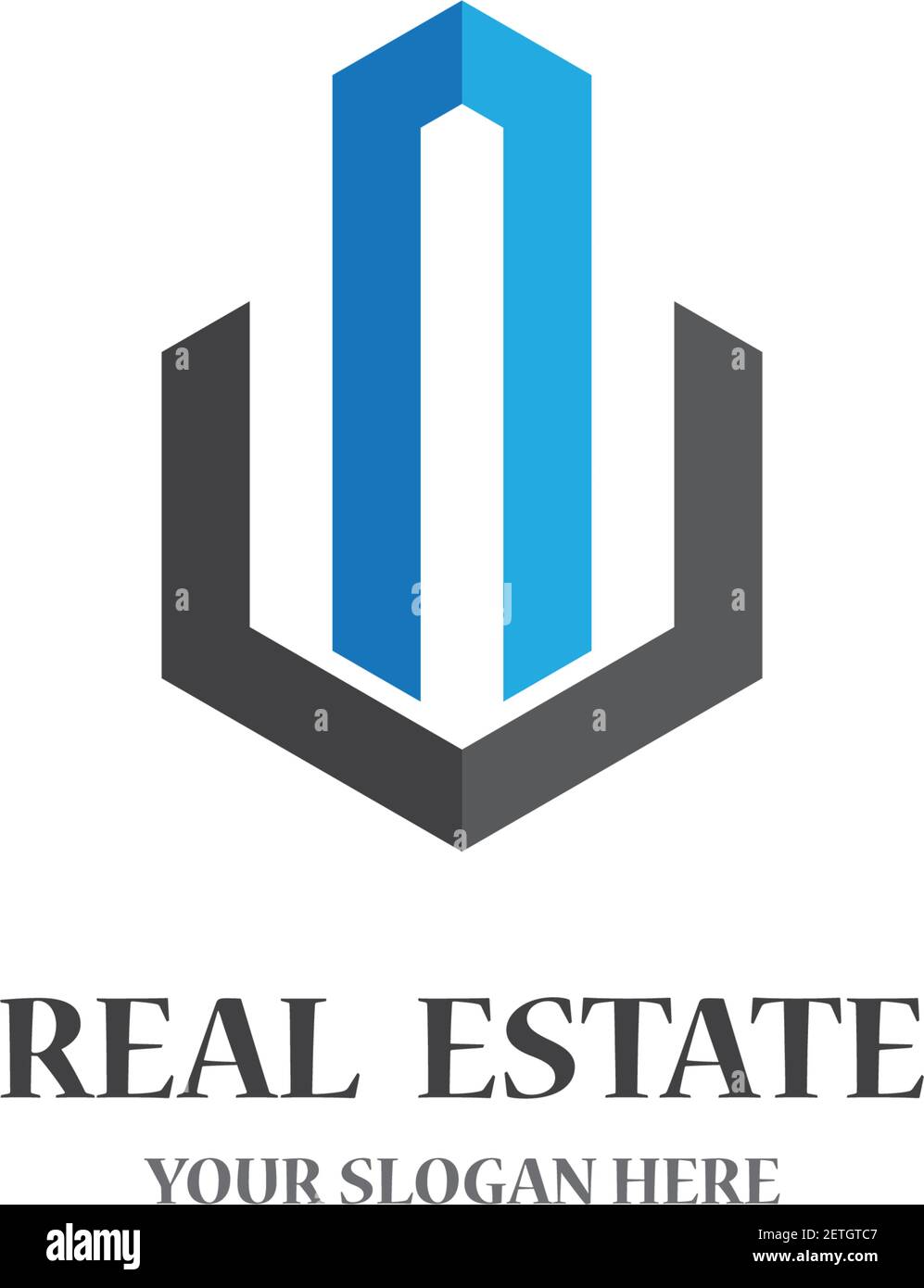 Real estate logo icon illustration Stock Vector Image & Art - Alamy