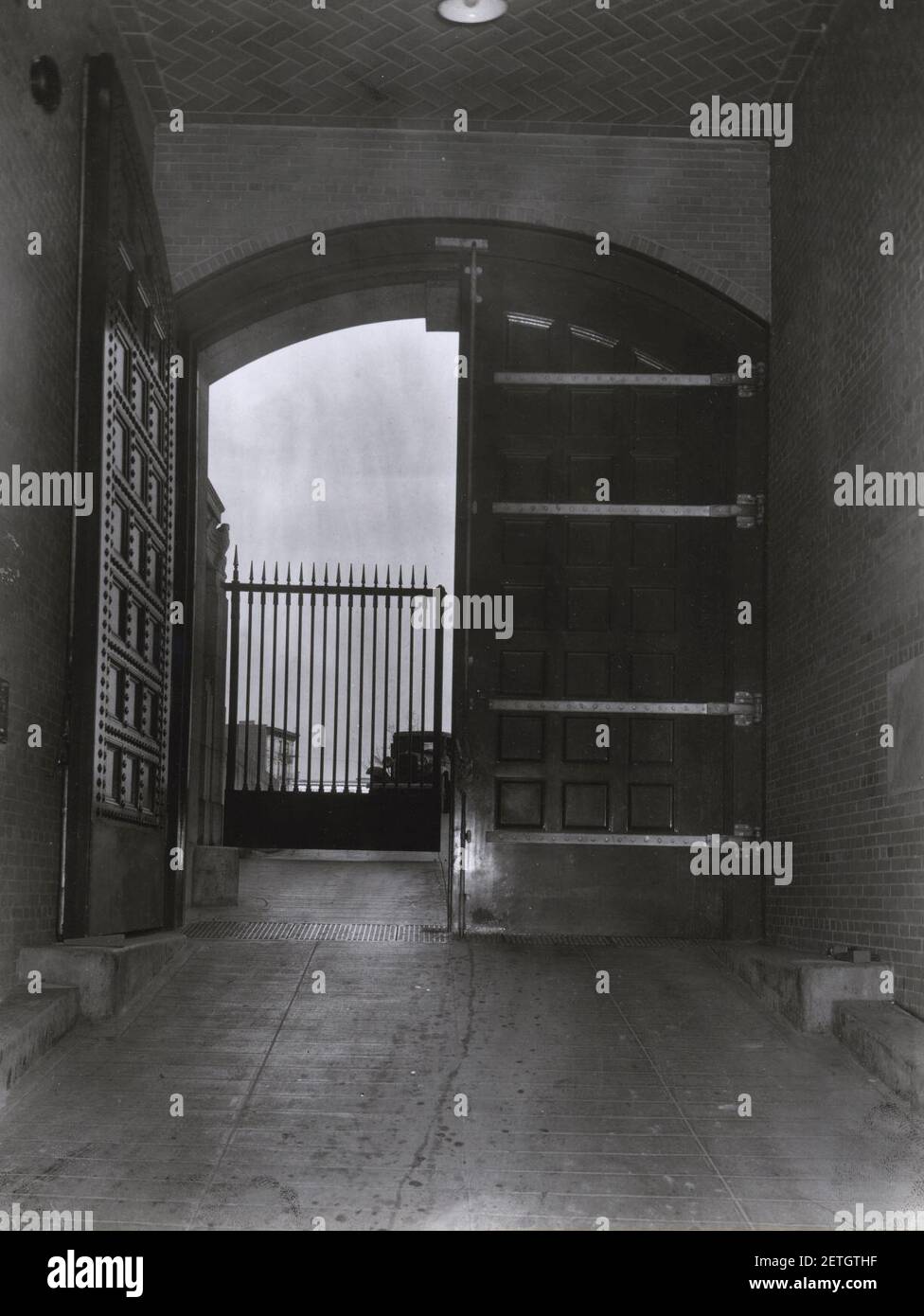 Photograph of the Loading Dock Entrance from the Interior of the ...