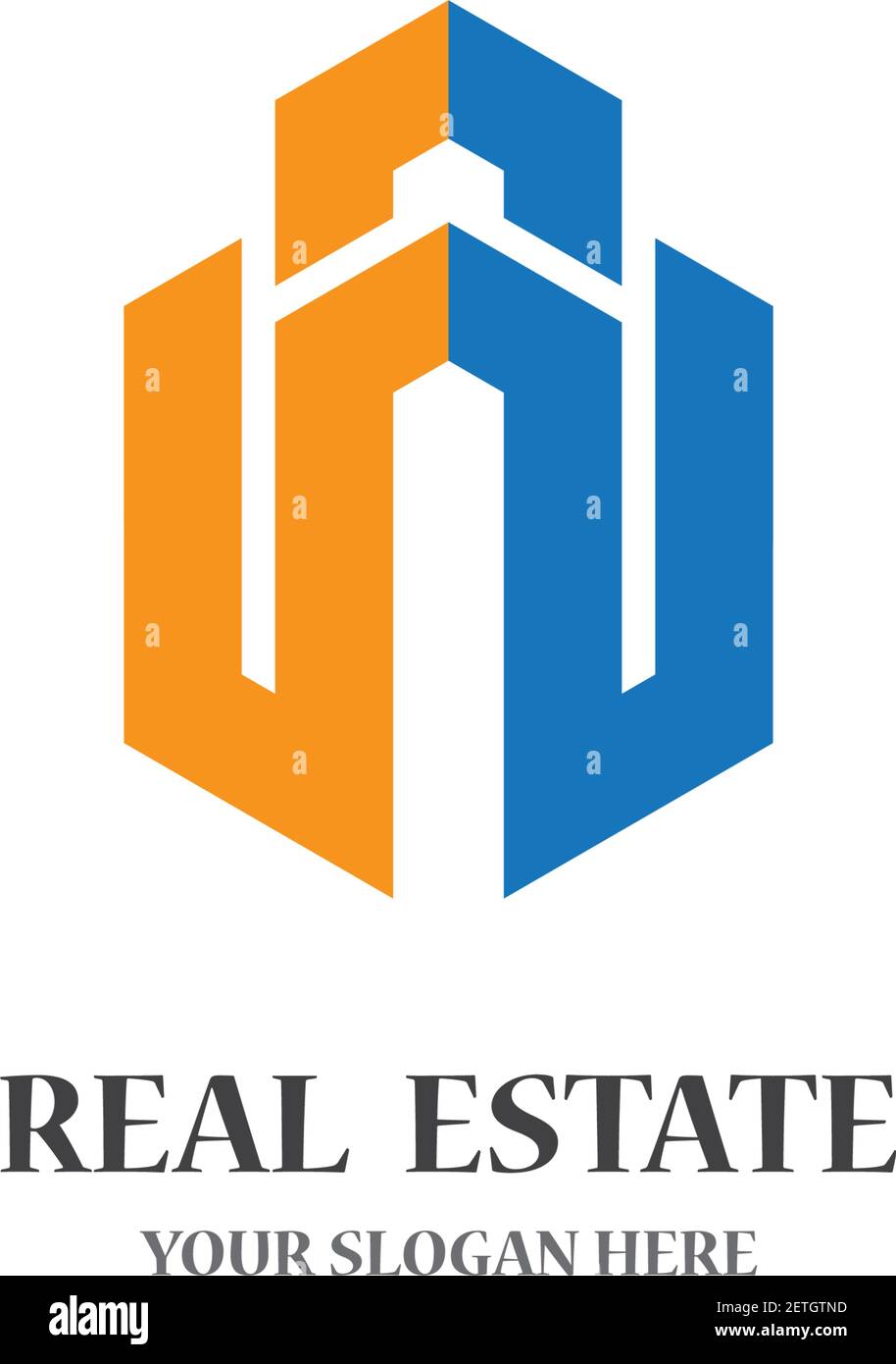Real estate logo icon illustration Stock Vector Image & Art - Alamy