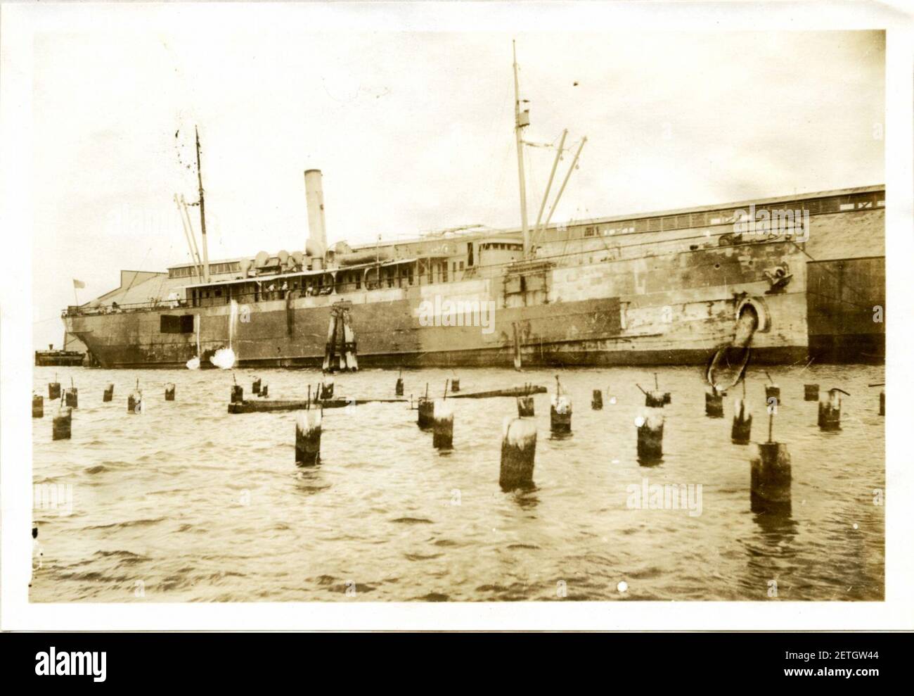 Photograph of the Starboard View of the SS Chippewa Stock Photo - Alamy