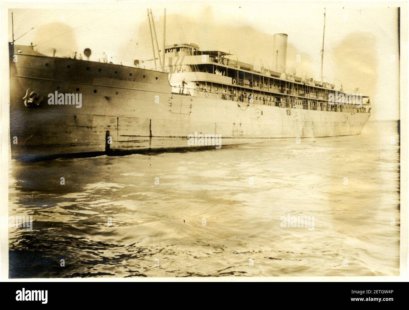 Photograph of the Port View of the SS Mohawk Stock Photo - Alamy