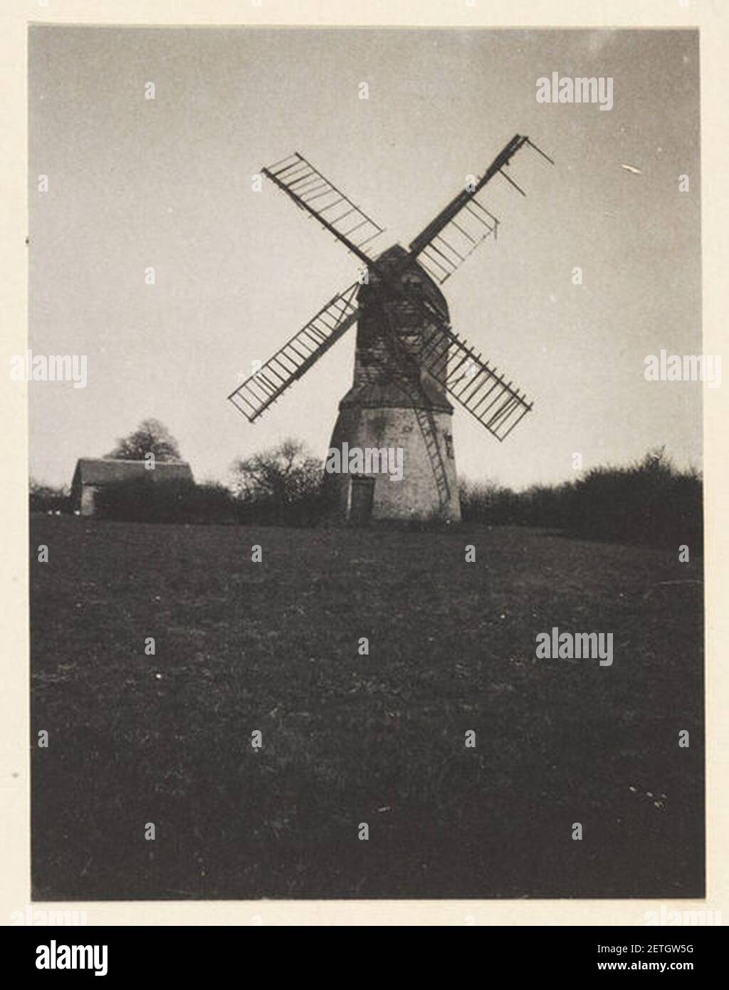 Photograph of the old windmill near Long Marston, Yorkshire (O57539 ...
