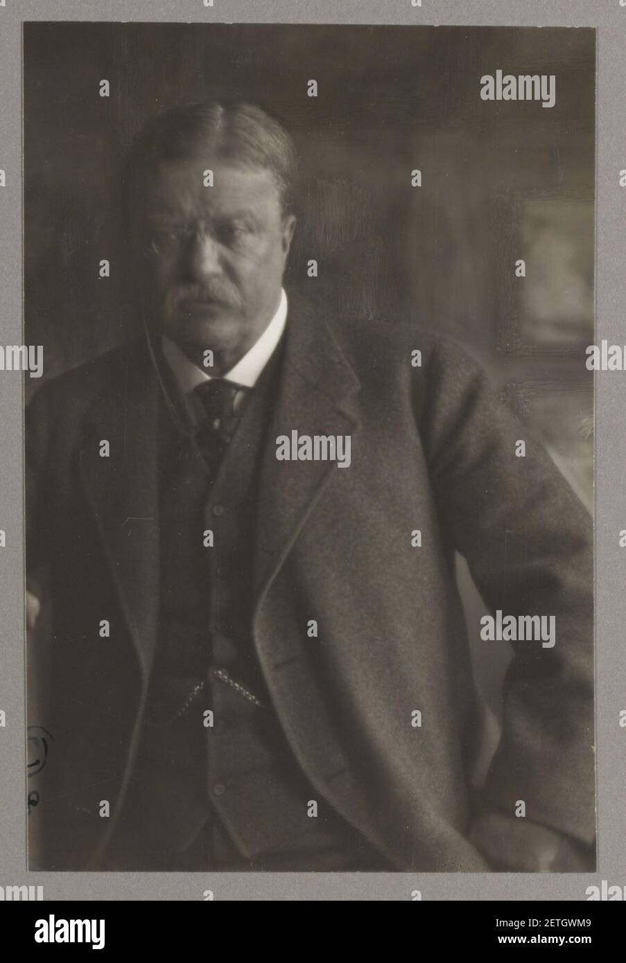 Photograph of Theodore Roosevelt facing forward Stock Photo - Alamy