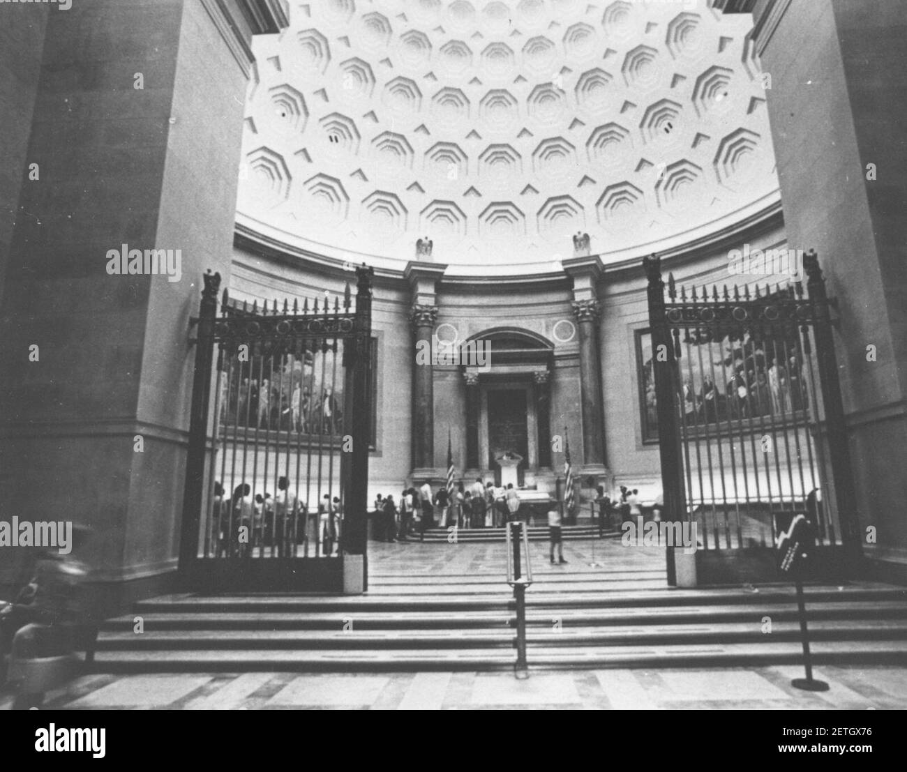 Photograph of View of Rotunda through the Gate (36007325386 Stock Photo ...