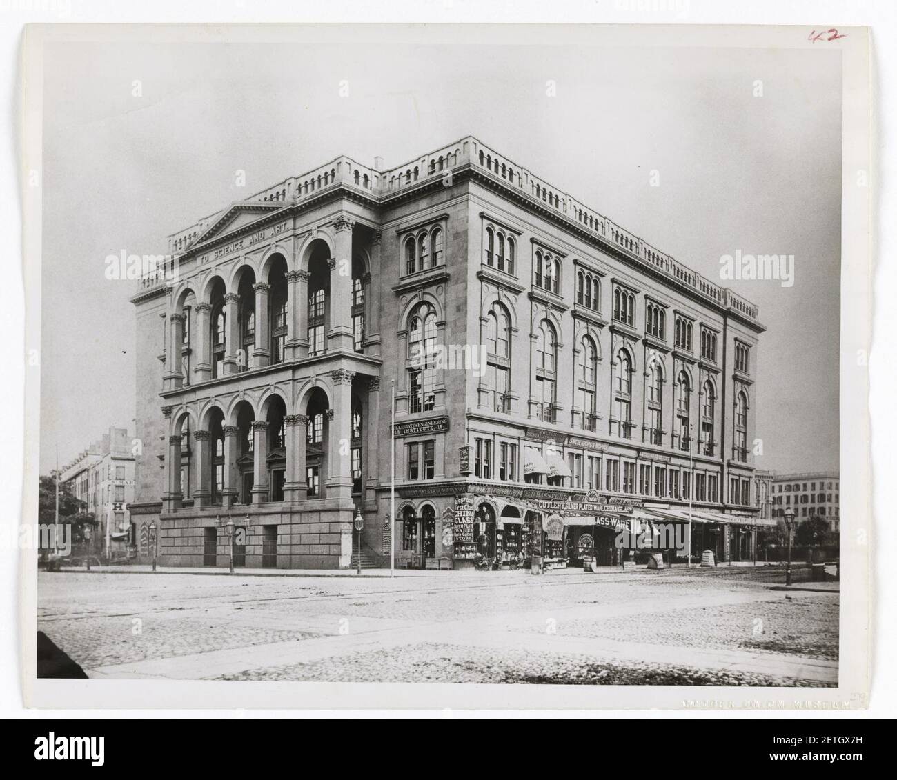Photograph, Cooper Union Building, ca. 1867 Stock Photo - Alamy