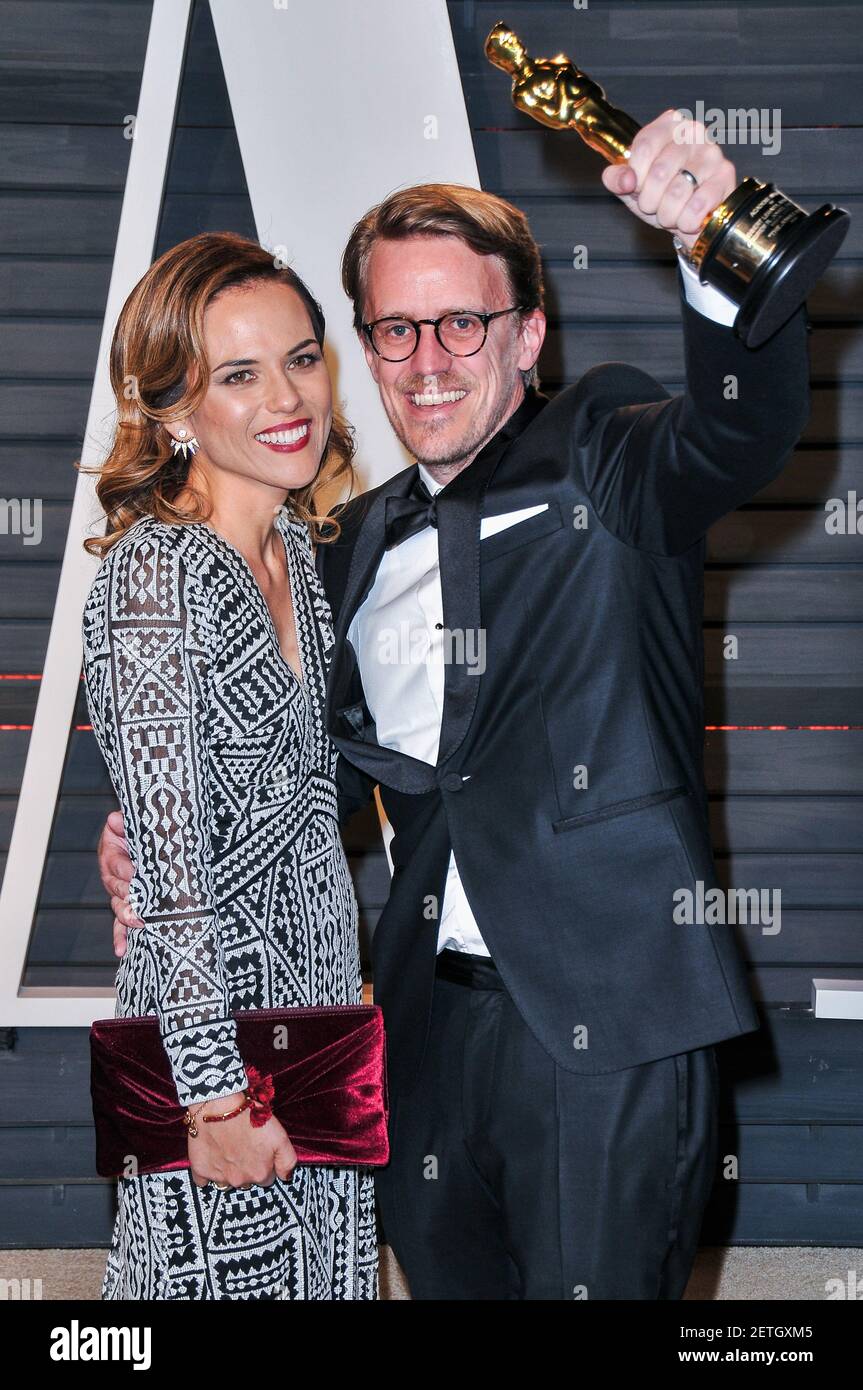 Andrew R. Jones walking the red carpet at the 2017 Vanity Fair Oscar ...