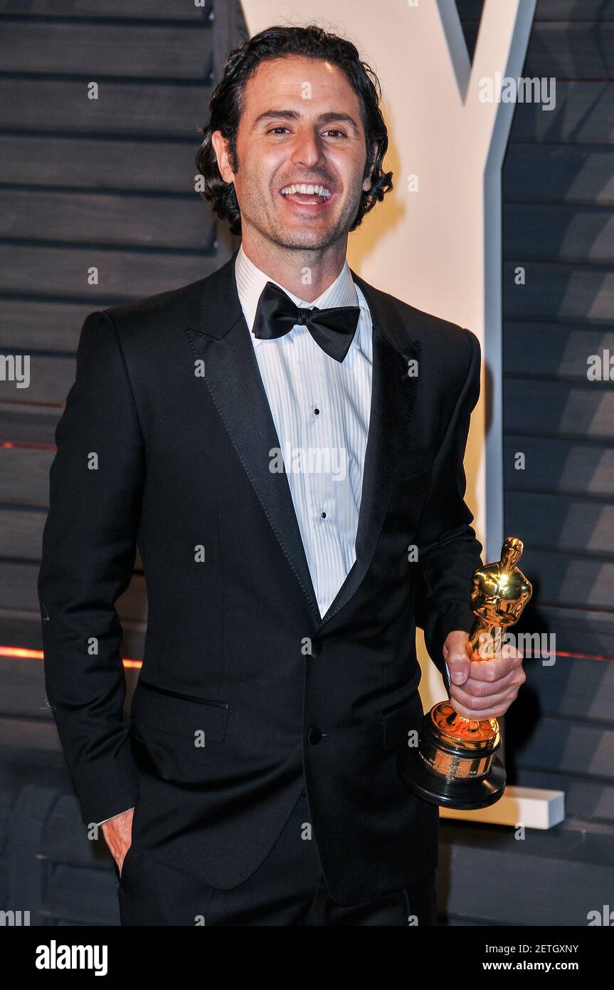 Alan Barillaro walking the red carpet at the 2017 Vanity Fair Oscar ...