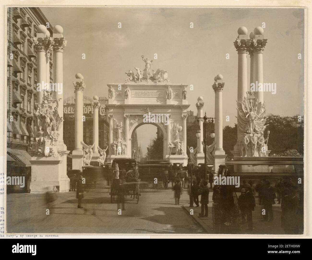 Photograph, The Dewey Arch, Madison Square, New York, 1899 Stock Photo ...