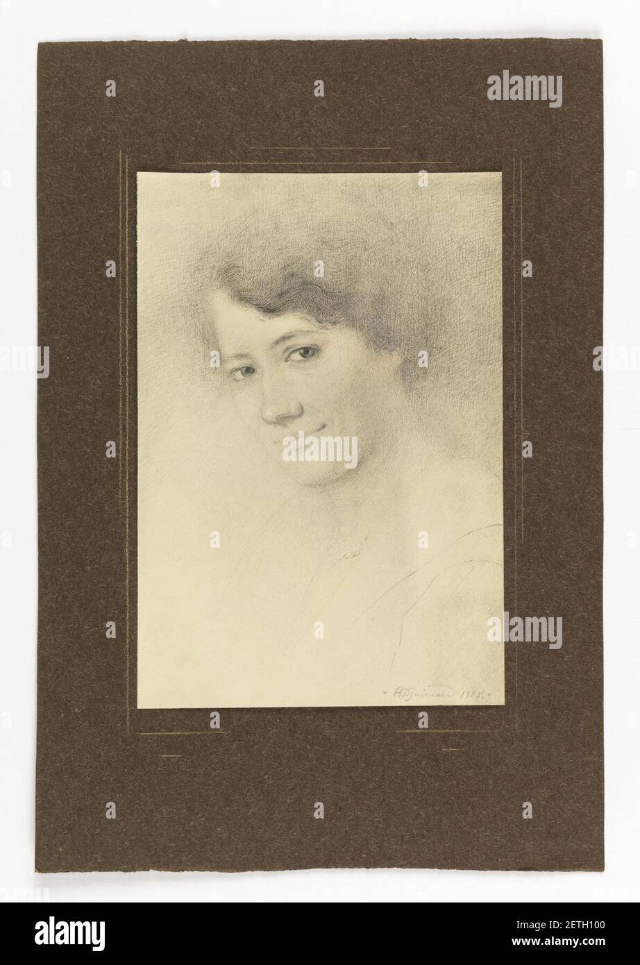 Photograph, Young Woman, 1915 Stock Photo - Alamy