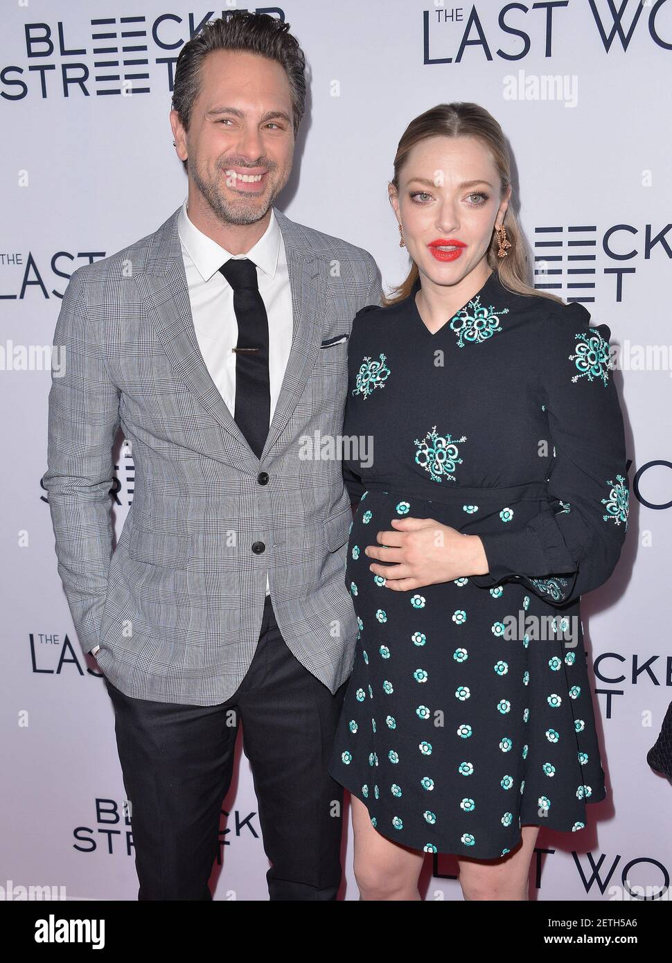 (L-R) Thomas Sadoski and Amanda Seyfried arriving at "The Last Word ...