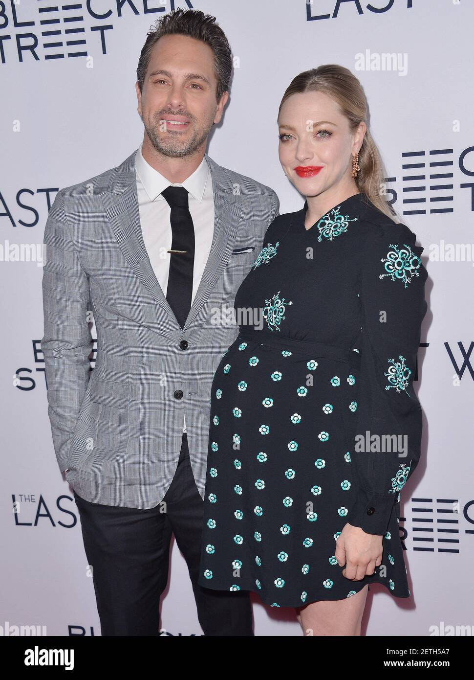 (L-R) Thomas Sadoski and Amanda Seyfried arriving at "The Last Word ...