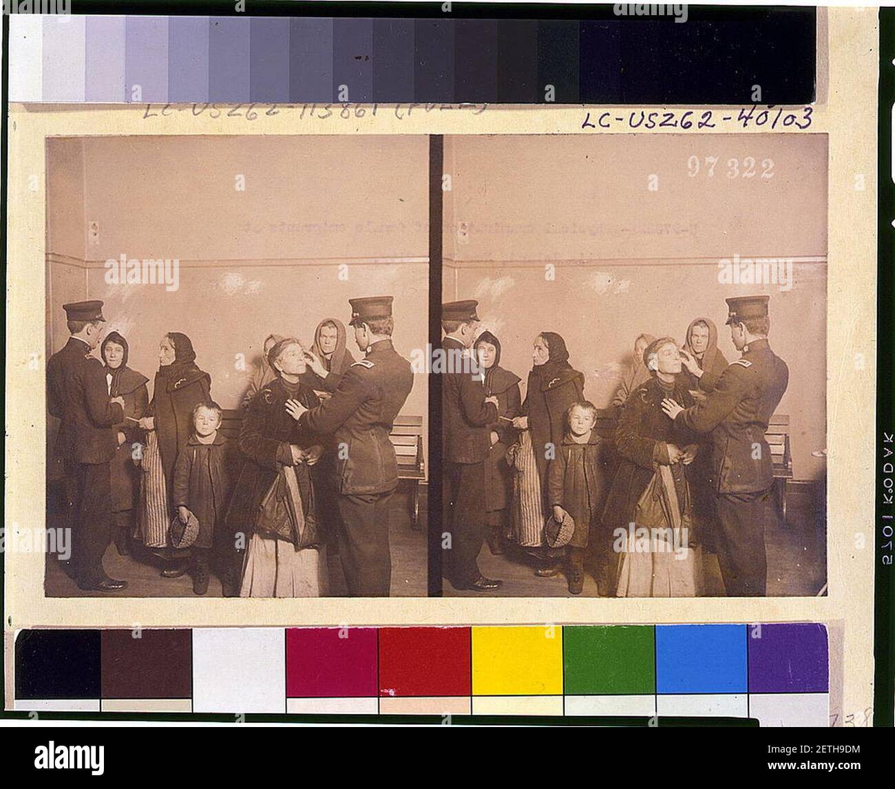 Physical examination at ellis island hi-res stock photography and ...