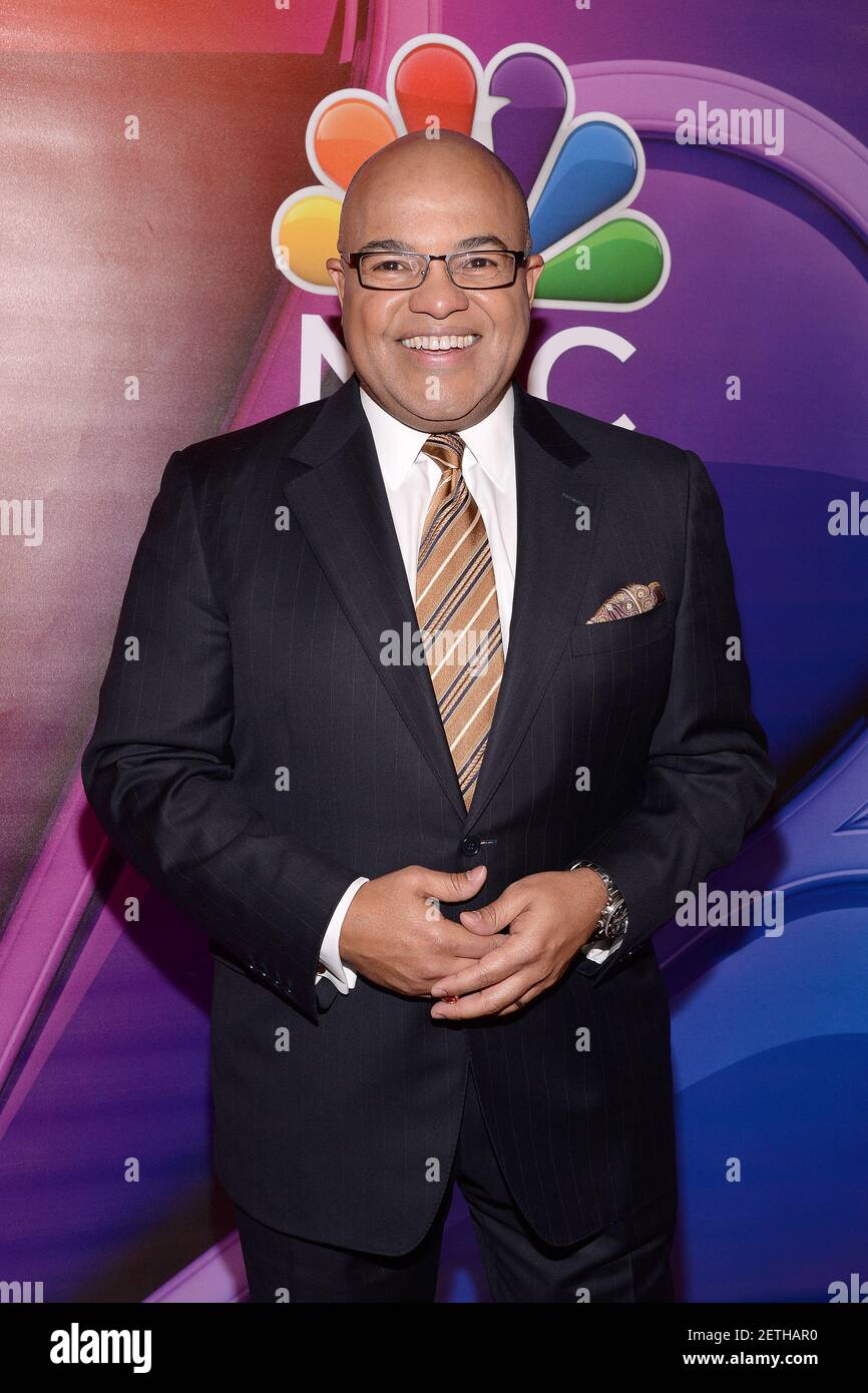 TV personality Mike Tirico attends the NBCUniversal Press Junket at the ...