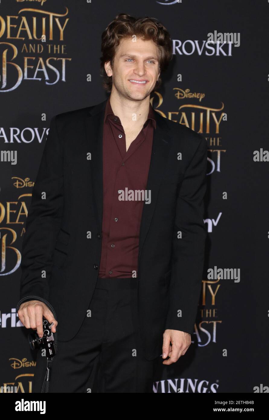 Keegan Allen at the Premiere Of Disney's 'Beauty And The Beast' held at ...