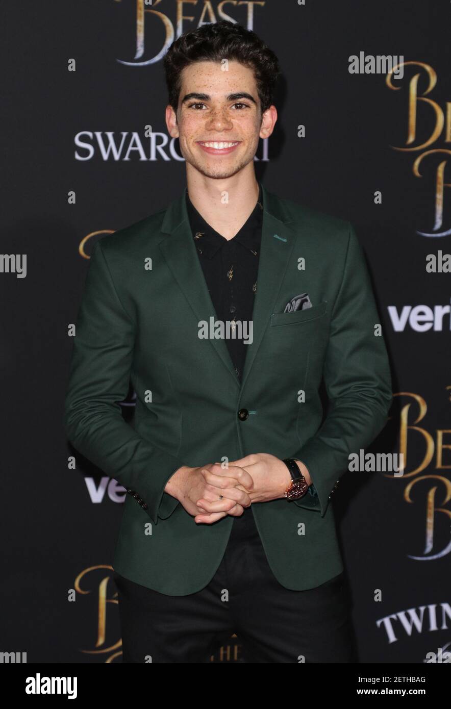 Cameron Boyce at the Premiere Of Disney's 'Beauty And The Beast' held ...