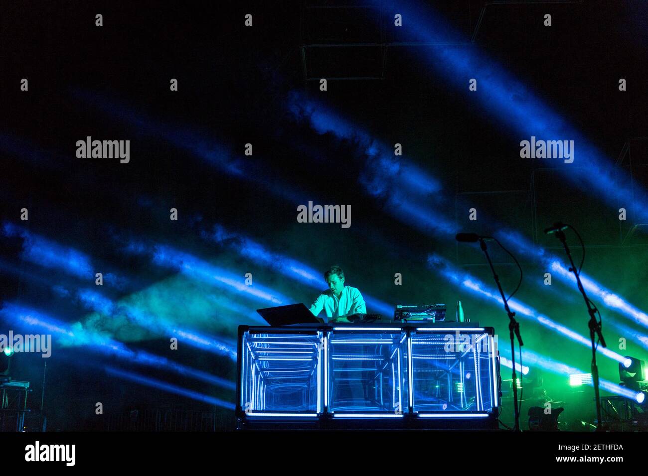 Flume (Harley Edward Streten) at the Okeechobee Music Festival in ...