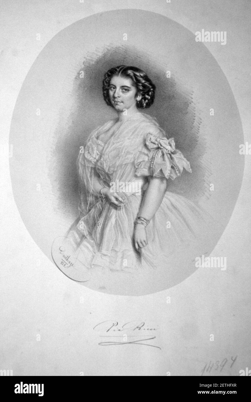 Pia Ricci Litho Stock Photo - Alamy