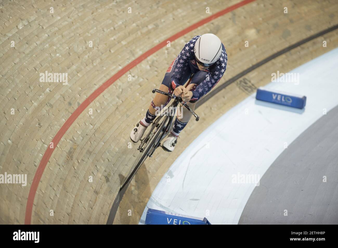 Samantha Bosco of Team USA winning the women's 3 km pursuit. UCI ...
