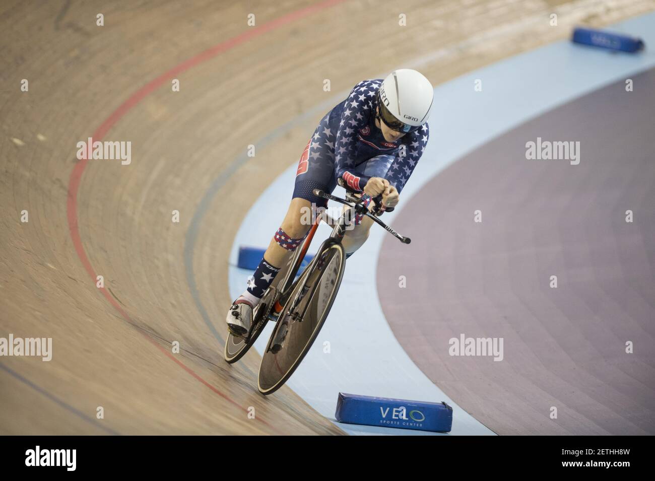 Samantha Bosco of Team USA winning the women's 3 km pursuit. UCI ...