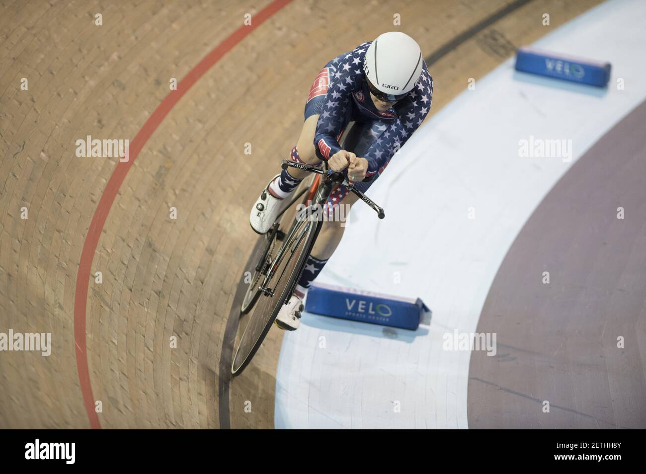 Samantha Bosco of Team USA winning the women's 3 km pursuit. UCI ...