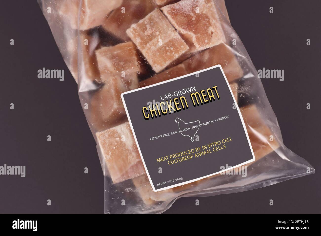 Cultured chicken meat concept for artificial in vitro cell culture meat ...