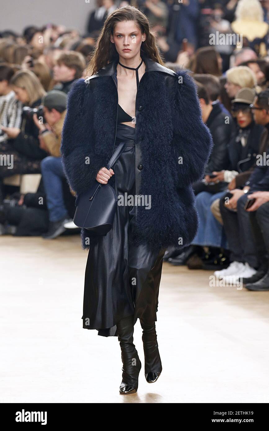 Model Angel Rutledge walks on the runway during the Nina Ricci Fashion ...