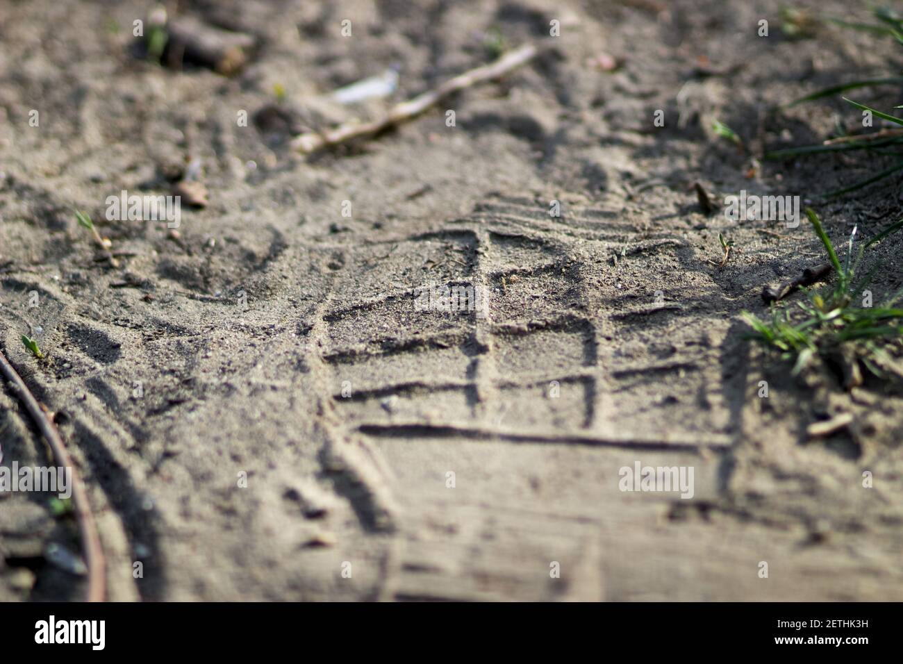 Boot footprint in sand hi-res stock photography and images - Alamy