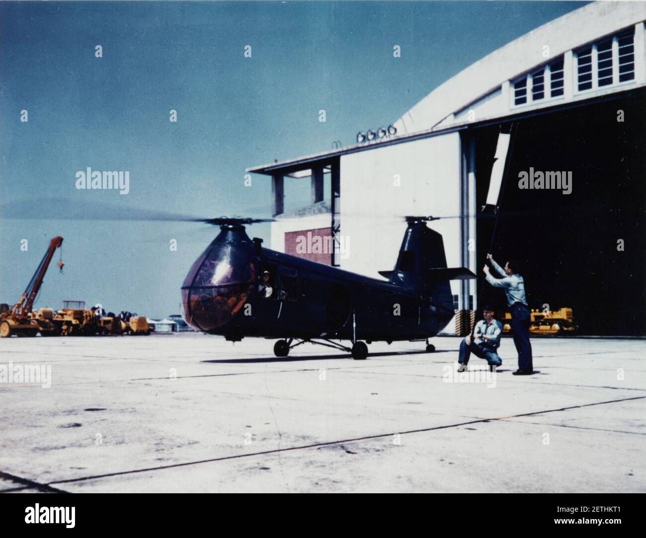Piasecki XHJP-1 Retriever at Naval Air Station Patuxent River, circa in ...