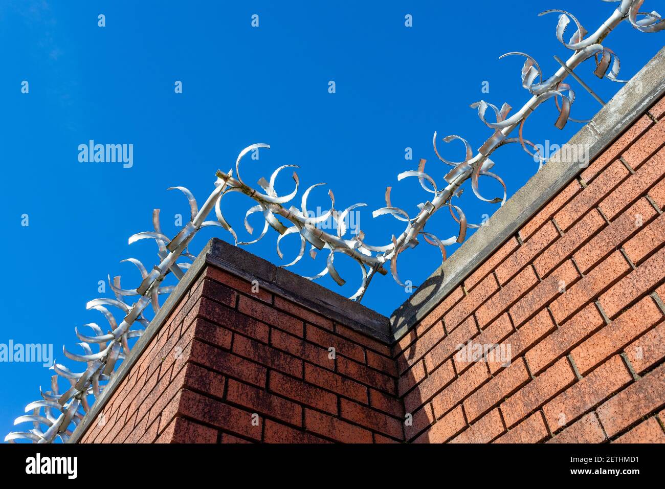 Anti climb spikes hi-res stock photography and images - Alamy