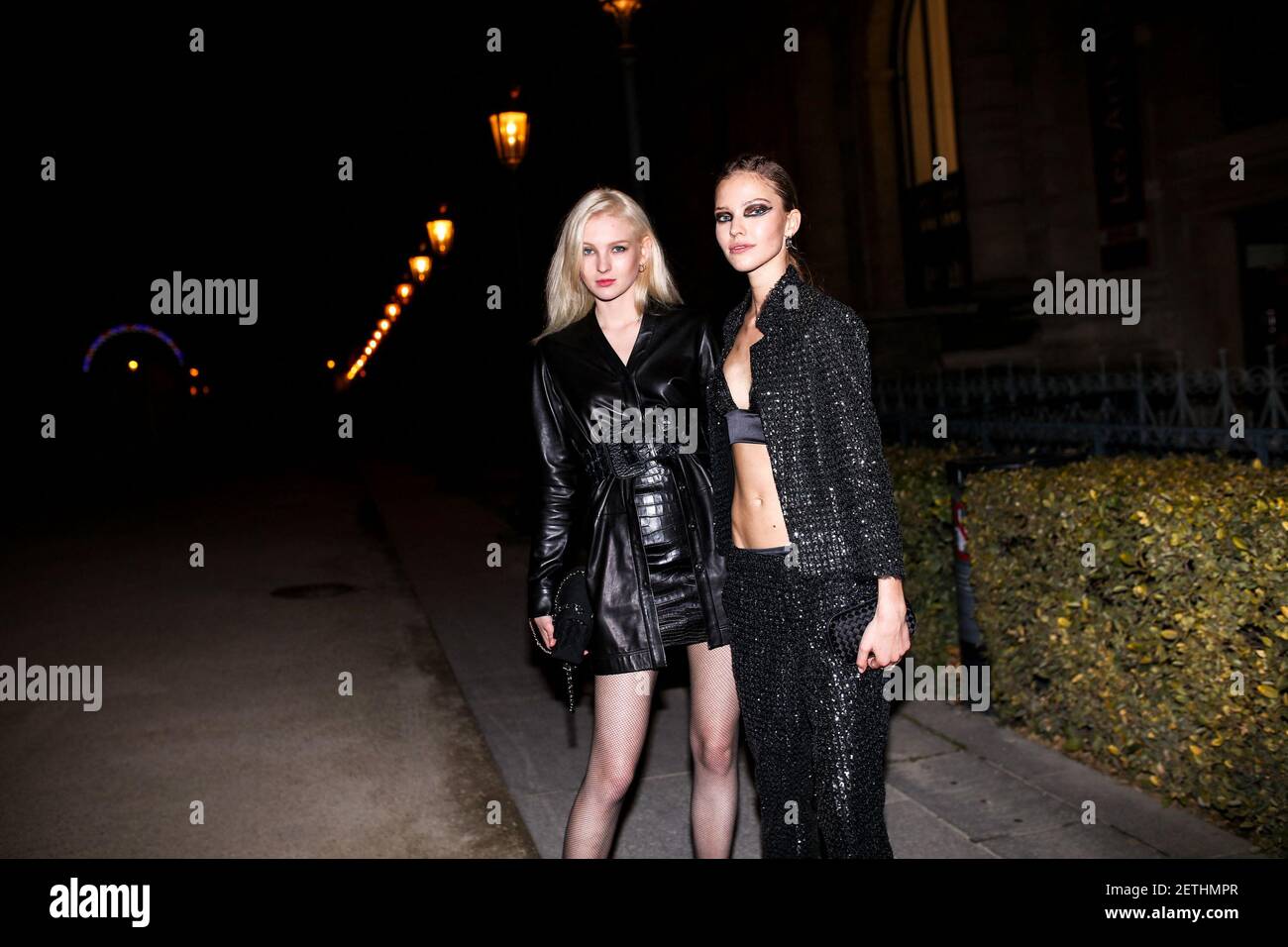 Nastya Sten & Sasha Luss attending the Vogue Thailand Dinner ...