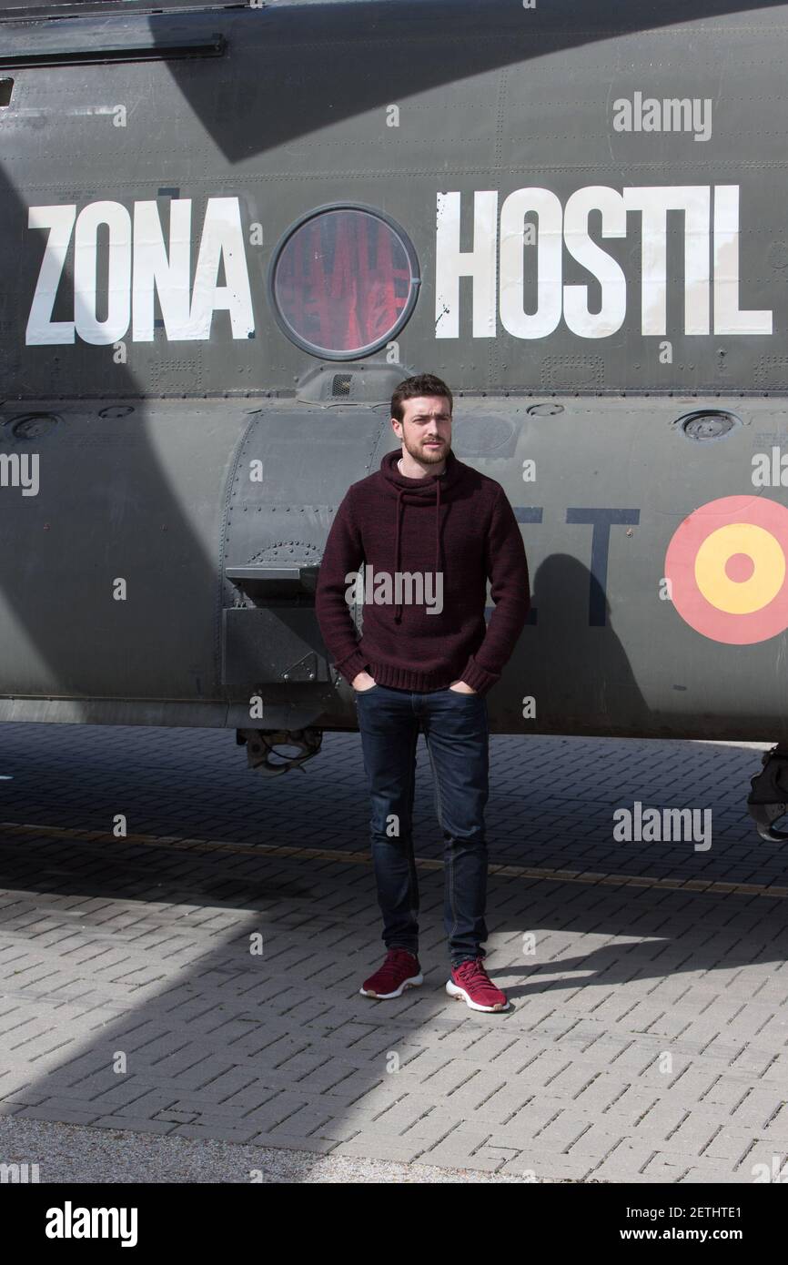 Spanish actor Raul Merida attends 'Zona Hostil' photocall at the FAMET ...