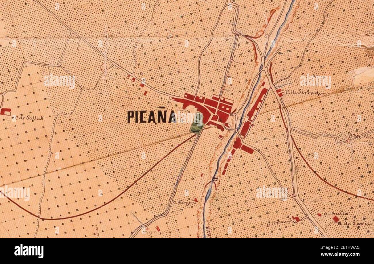 Picaña, Picanya (Valencia, València); de 1883 Stock Photo - Alamy