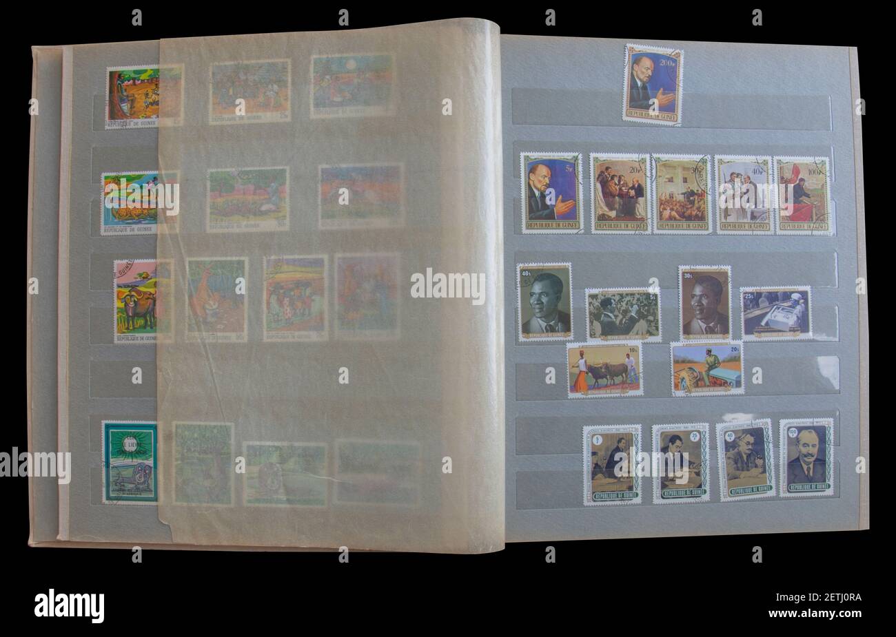 Stamp collection book hi-res stock photography and images - Alamy
