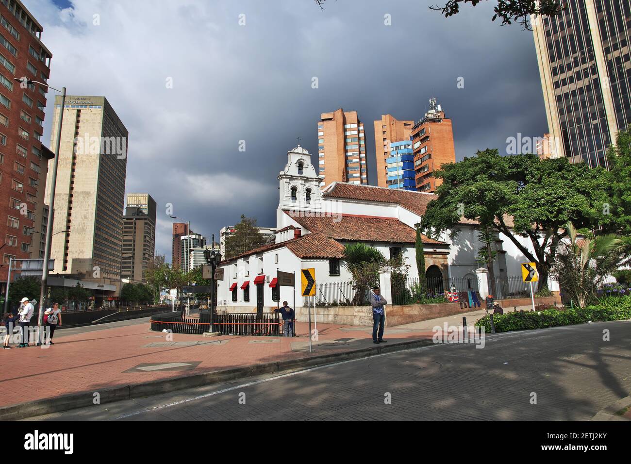 The church in Bogota, Colombia, South America Stock Photo - Alamy