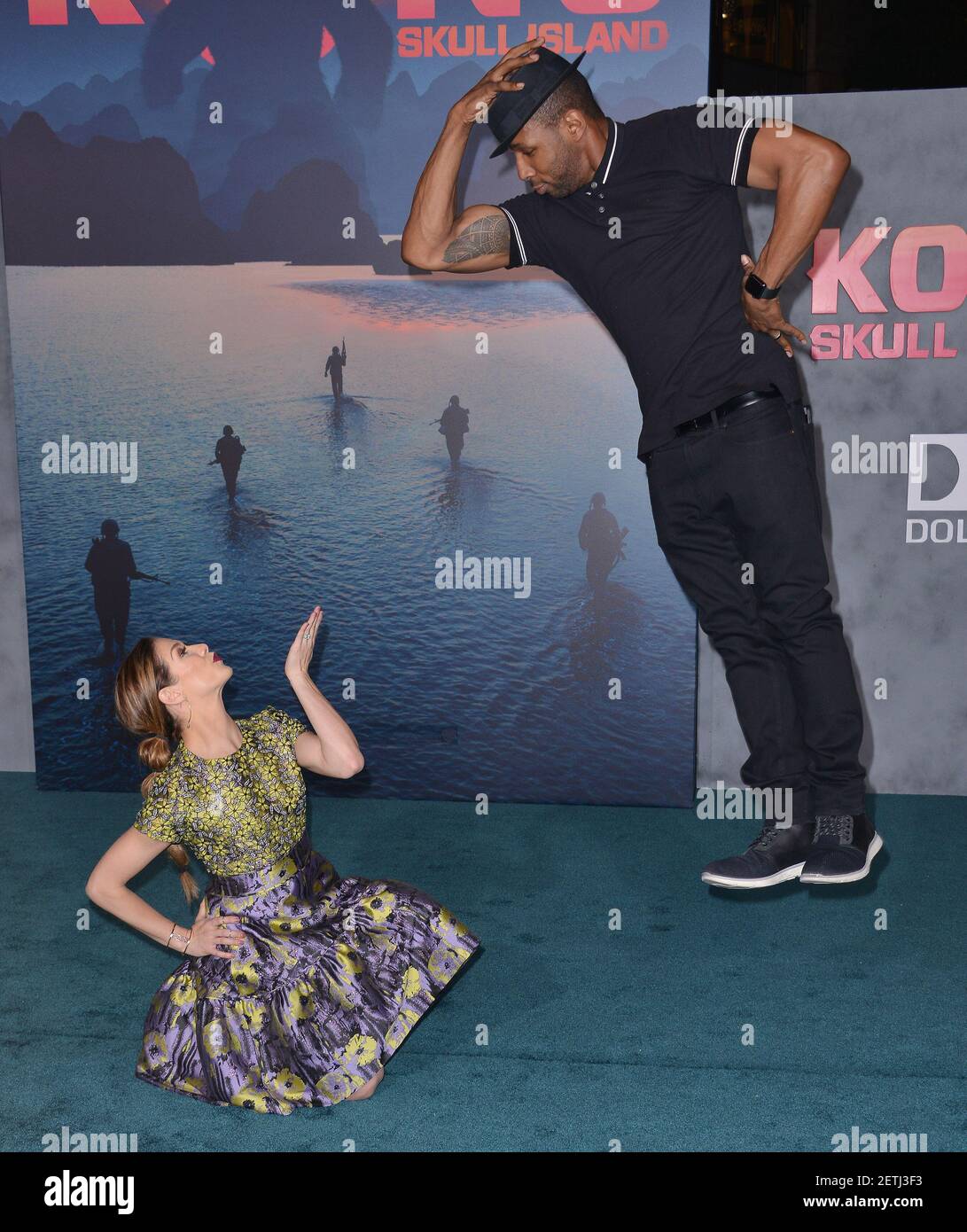 (L-R) Allison Holker and Stephen tWitch Boss arriving at the "Kong ...