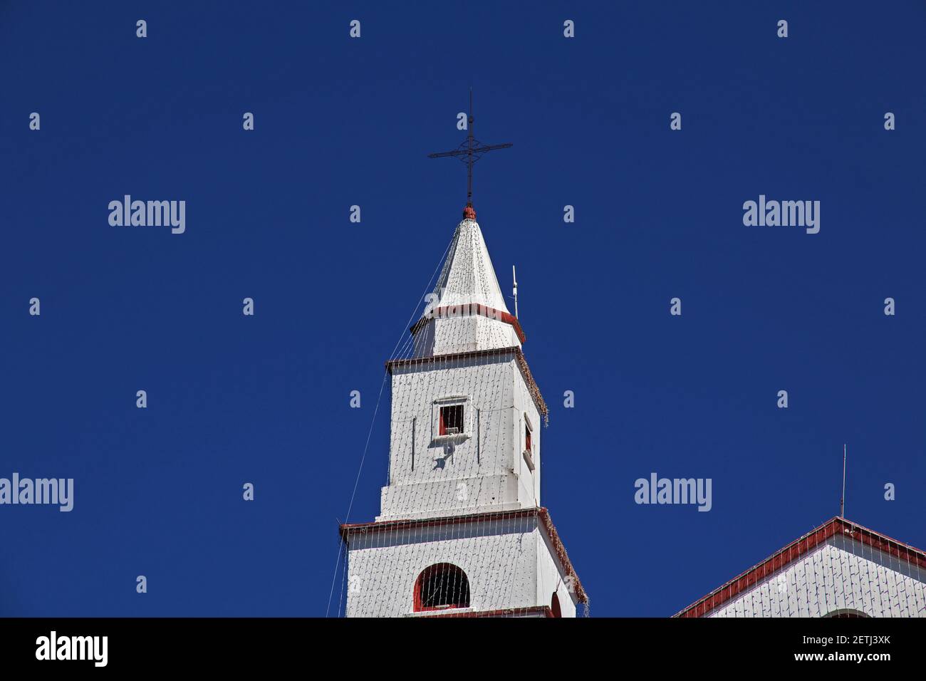 Montserrat monastery on the mount, Bogota, Colombia Stock Photo - Alamy