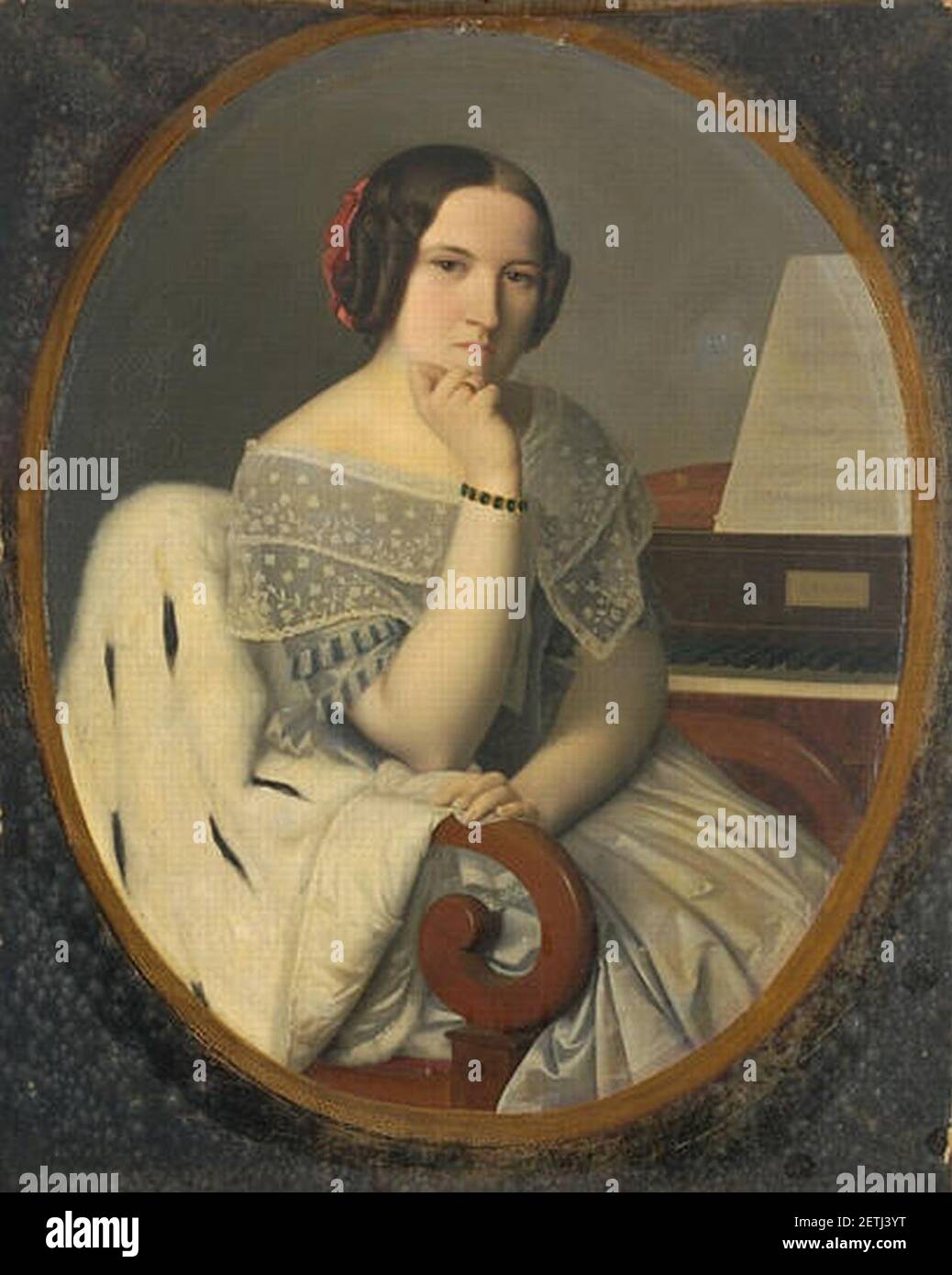 Picou, Henri Pierre - Portrait de Céphise Picou, soeur de l'artiste ...