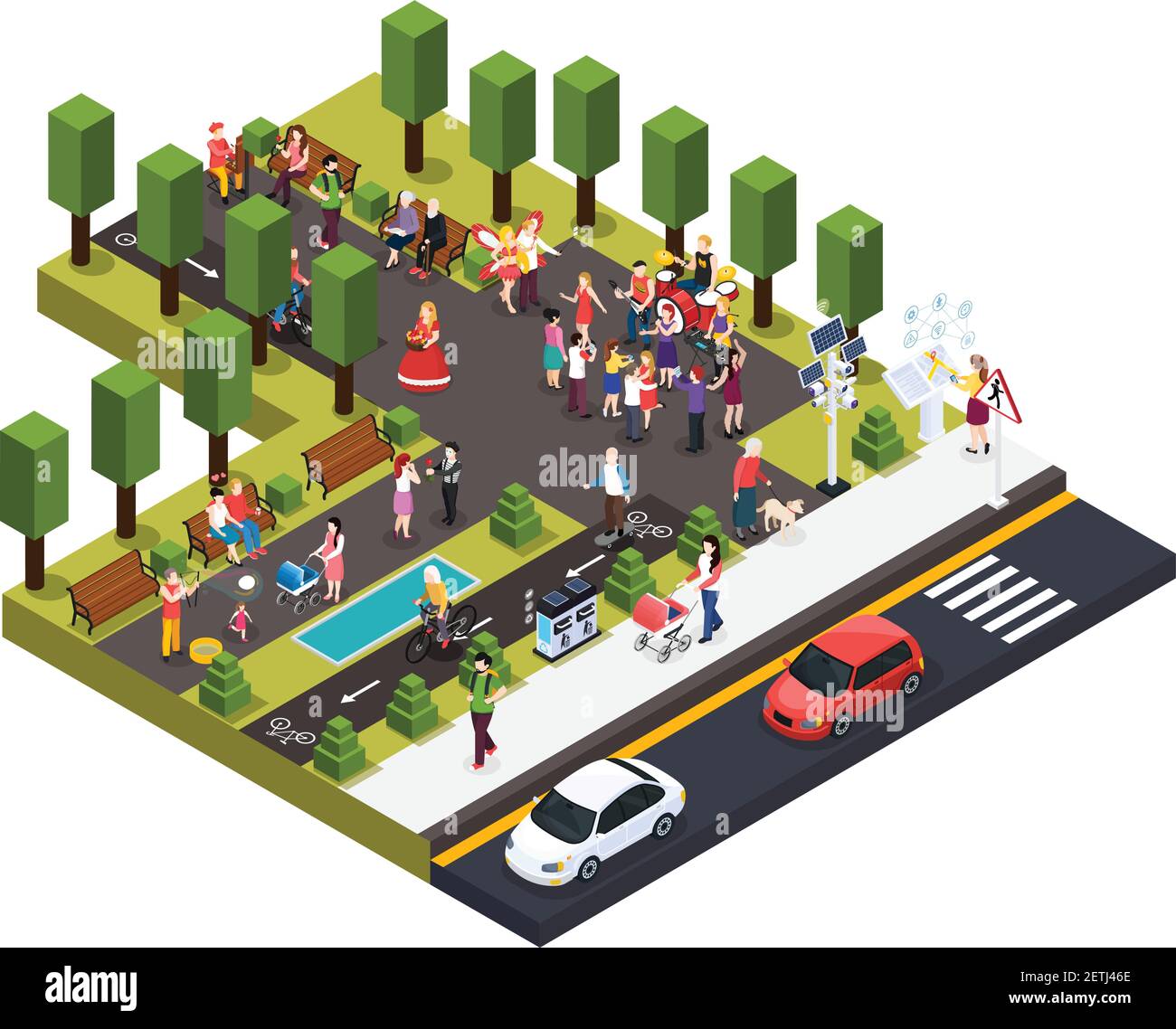 Pantomime artists Stock Vector Images - Alamy