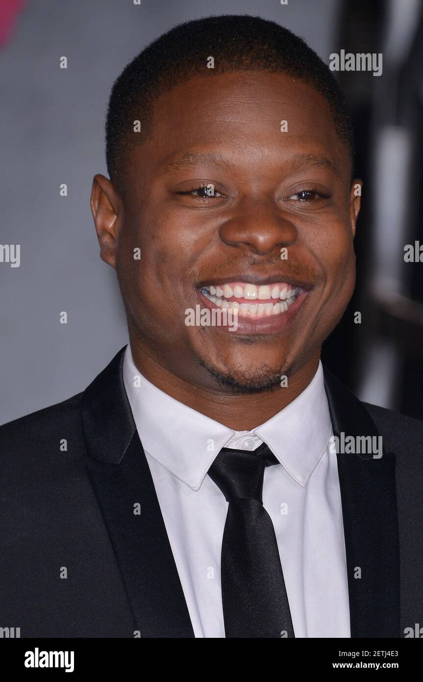 Jason Mitchell arriving at the "Kong: Skull Island" Los Angeles ...