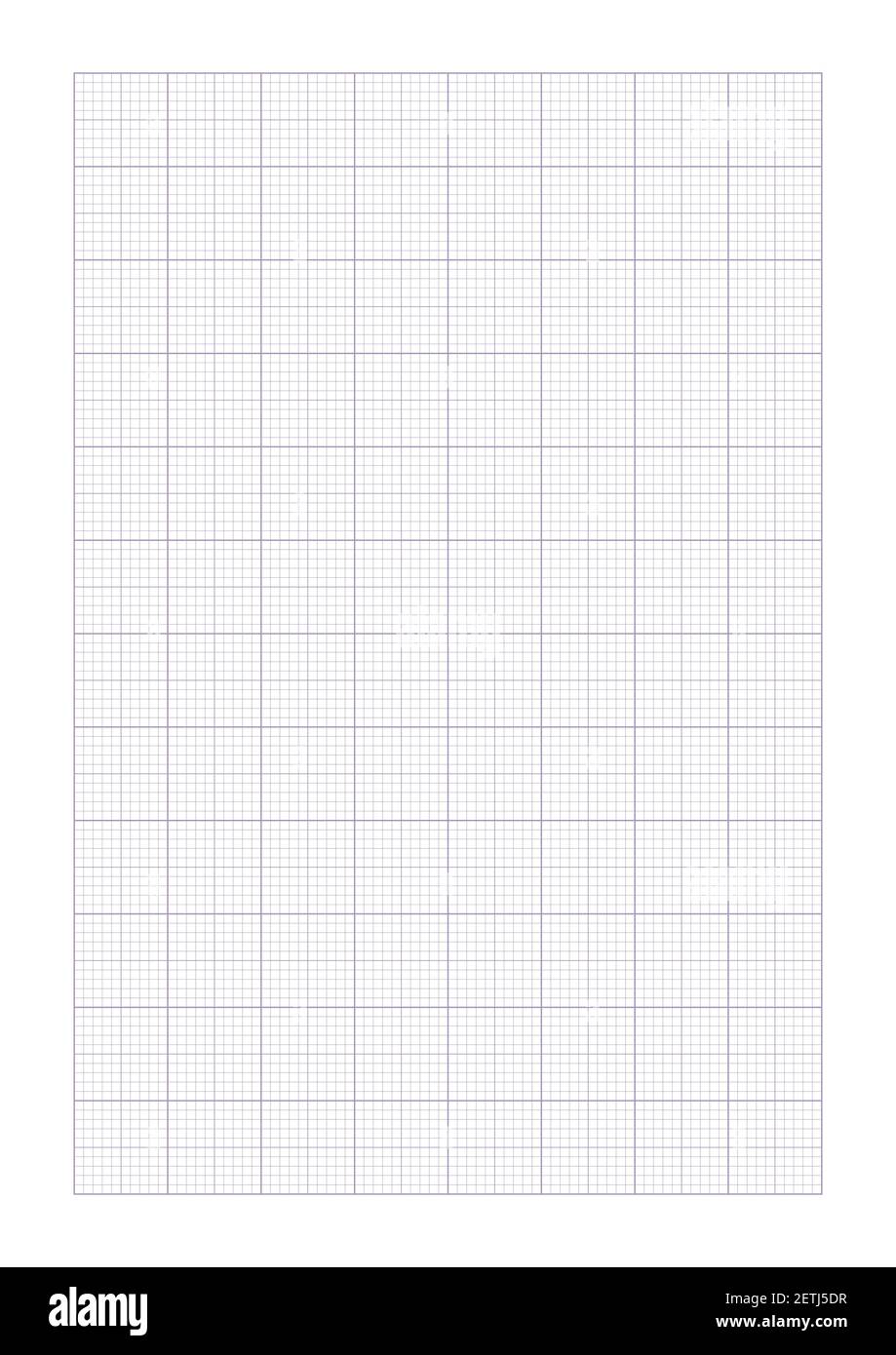 Grid Paper Template 8x11