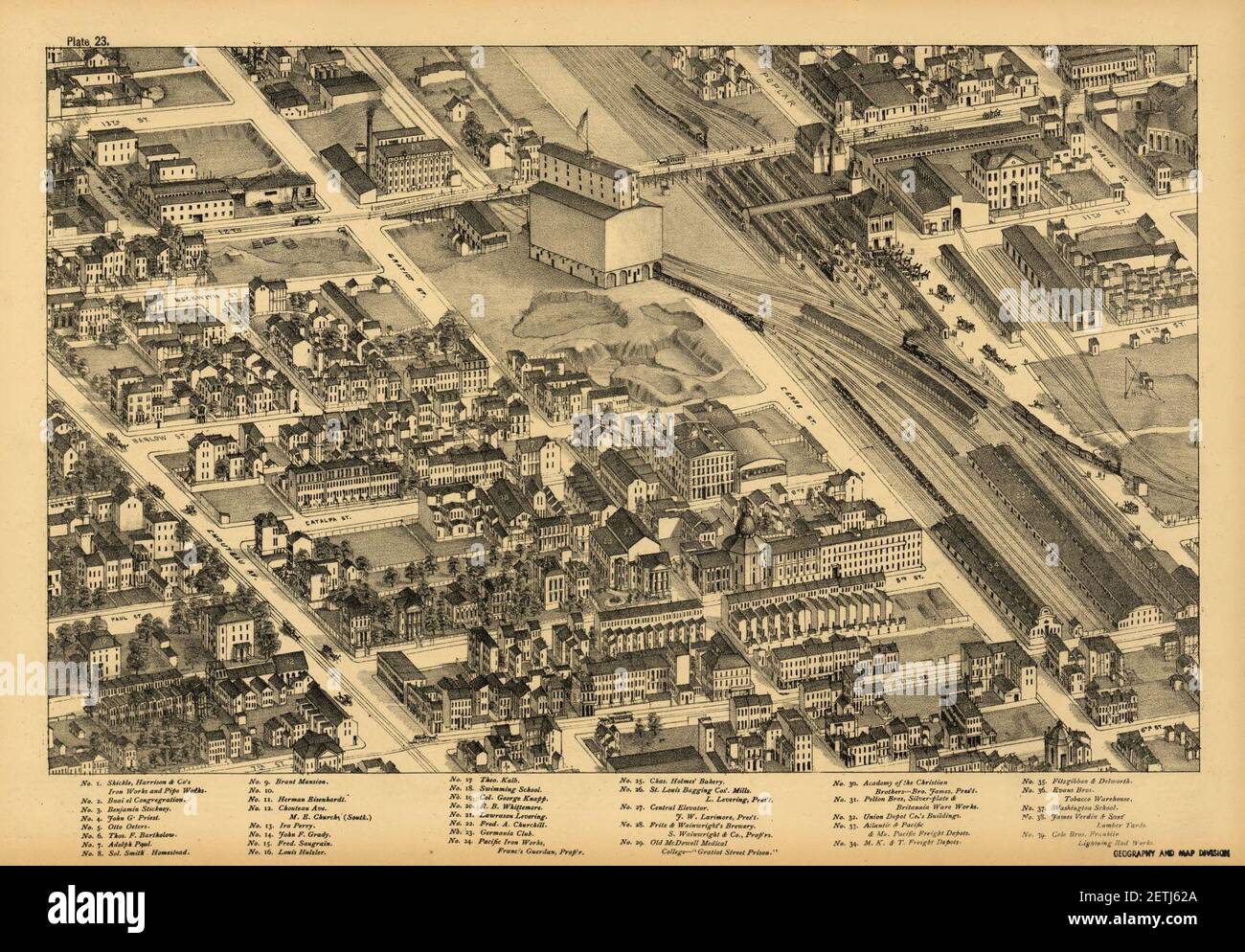 Pictorial St. Louis, the great metropolis of the Mississippi valley; a ...