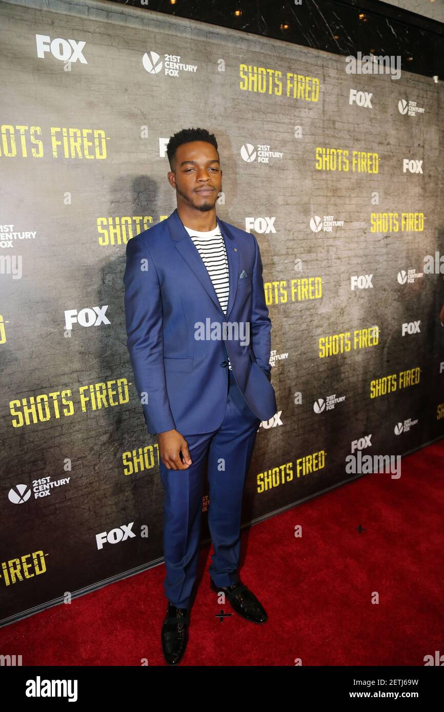 NEW YORK, NY - MARCH 9: Stephan James attends Fox's 'Shots Fired' New ...