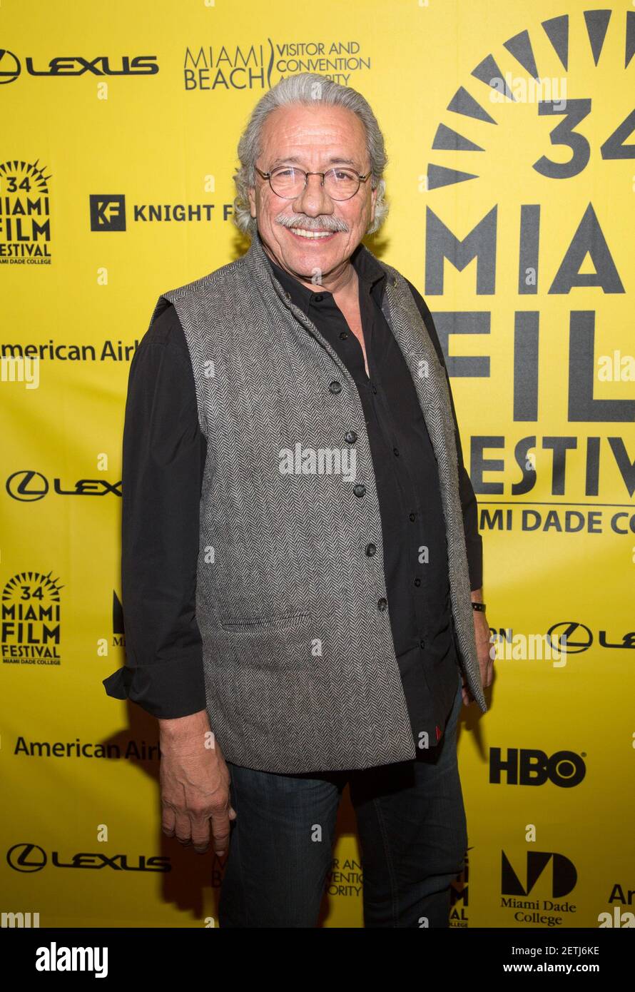 MIAMI, FLORIDA - MARCH 9: Producer, Director, Actor Edward James Olmos ...