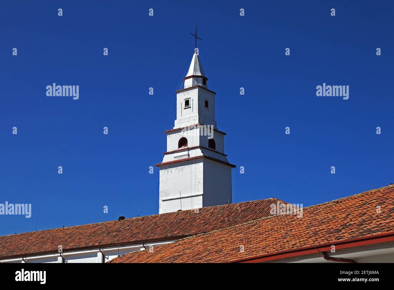 Montserrat monastery on the mount, Bogota, Colombia Stock Photo - Alamy