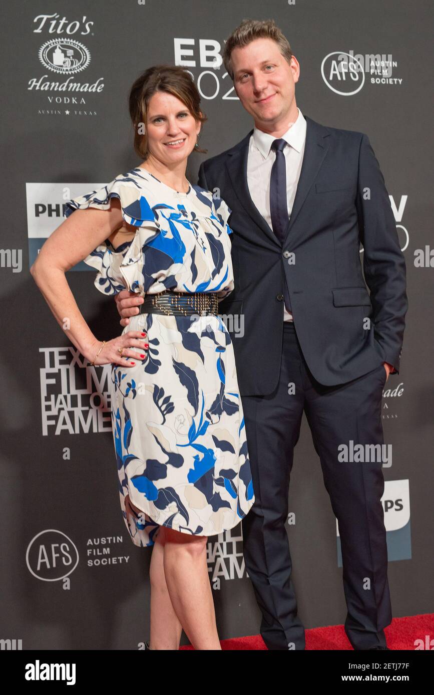 Missy Nichols and (R) Jeff Nichols attends the Austin Film Society's Texas Film Awards at Austin ...
