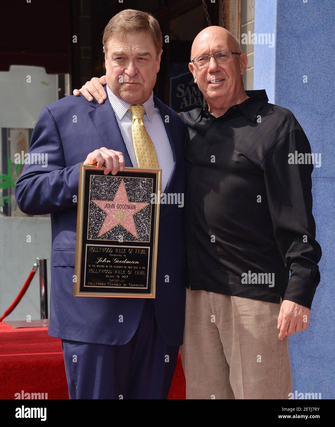 (L-R) John Goodman and Dann Florek at the John Goodman Star On The ...