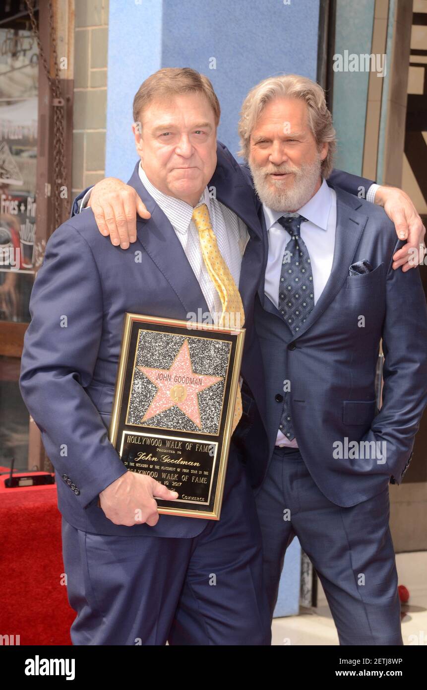 John Goodman, Jeff Bridges at the John Goodman Star on the Hollywood ...